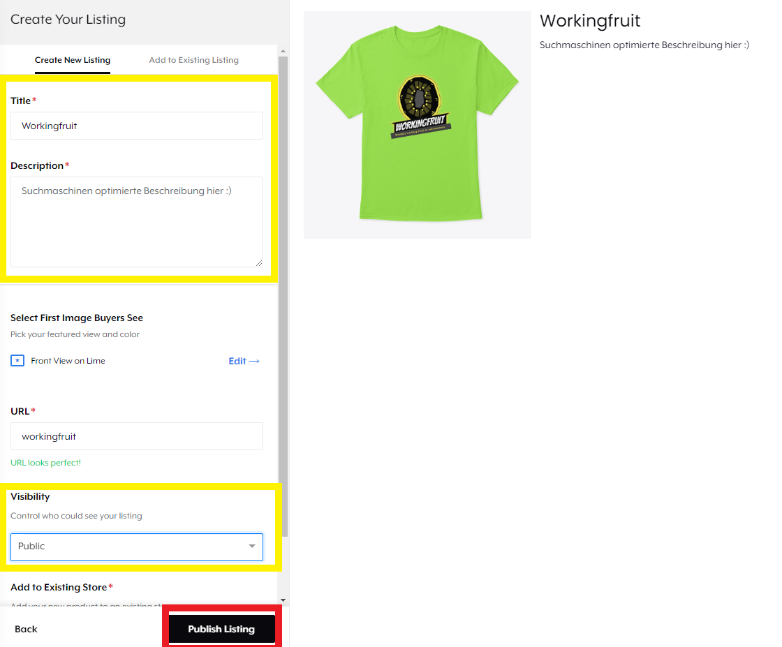 Print on Demand: Aufbau eines Teespring Shops Teil 2 - Workingfruit